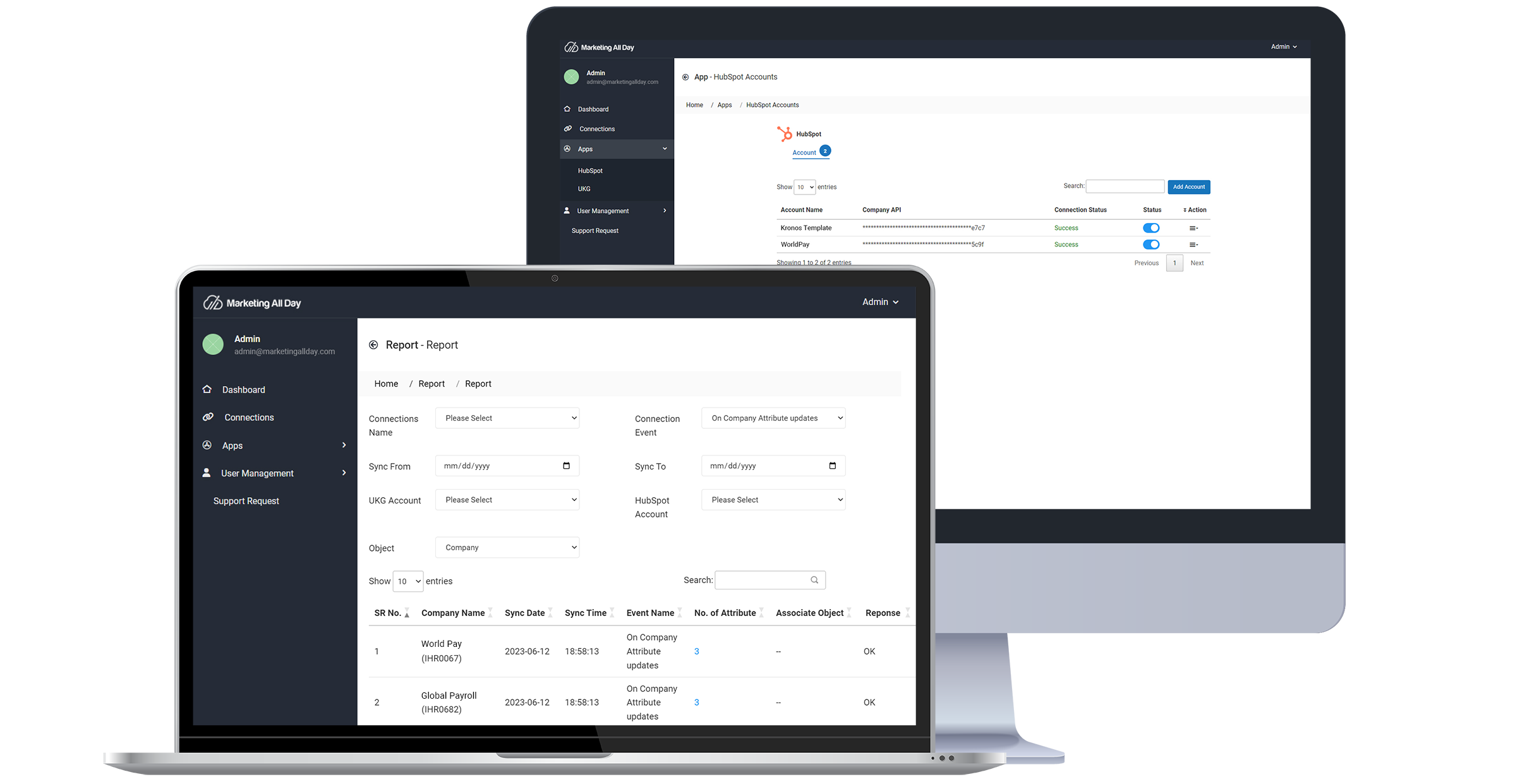 UKG To HubSpot Integration | Integration Pass for UKG Ready